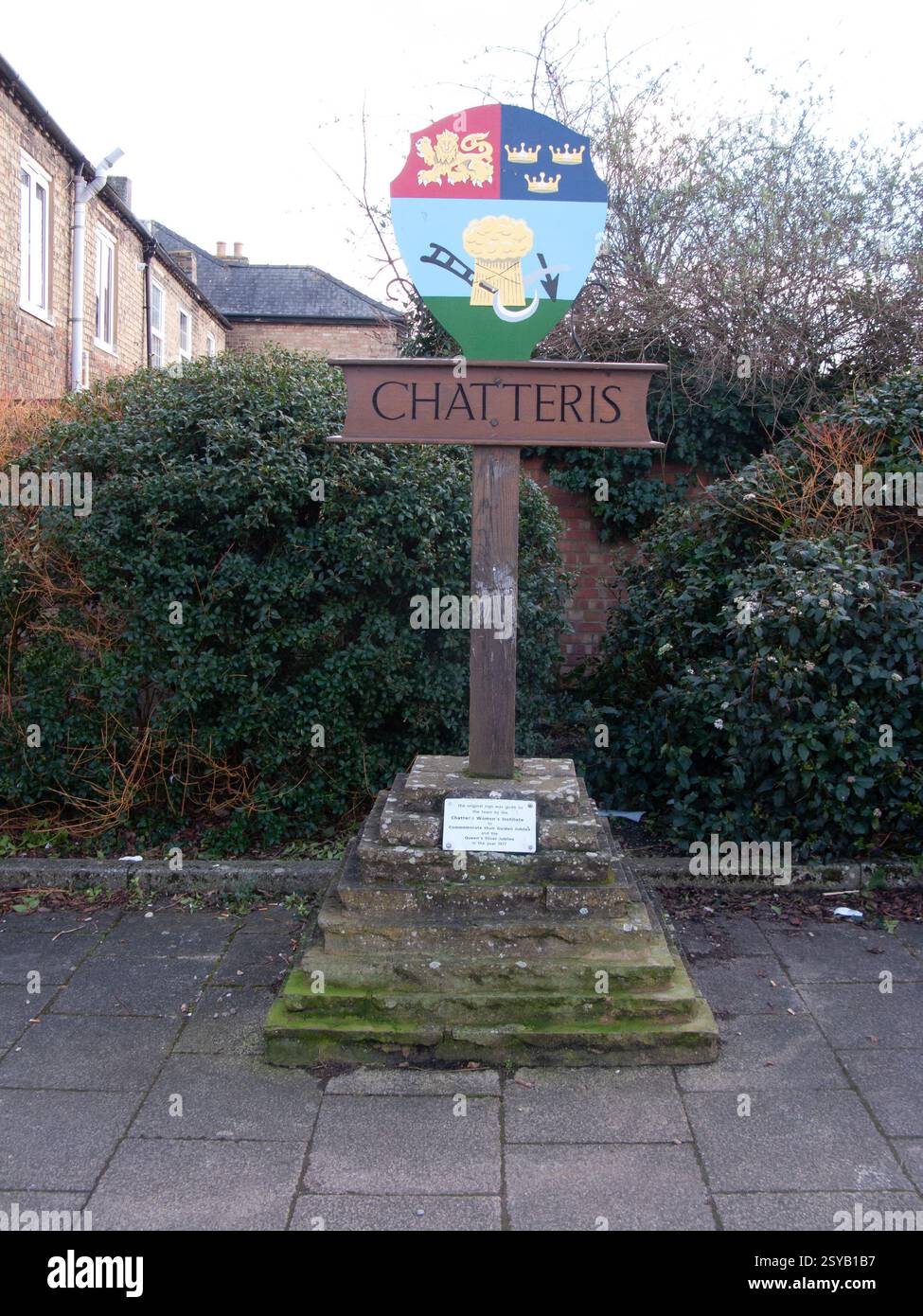 Chatteris village sign hi-res stock photography and images - Alamy