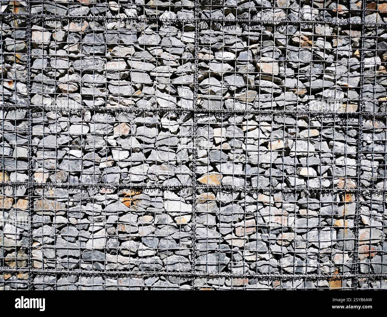 stone gabion texture as nice modern background Stock Photo - Alamy
