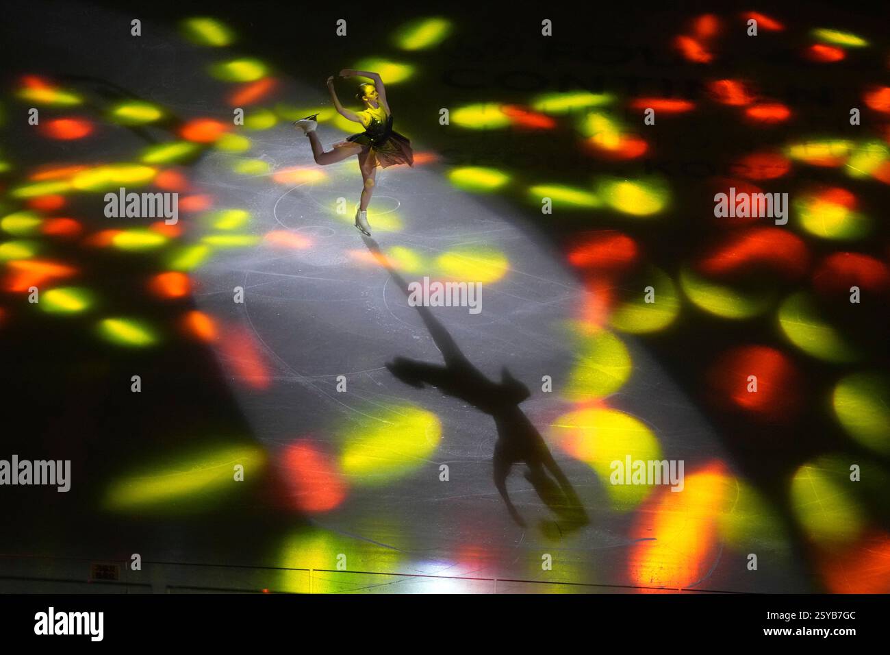 Sarah Everhardt of the U.S. performs during the gala exhibition in the ...