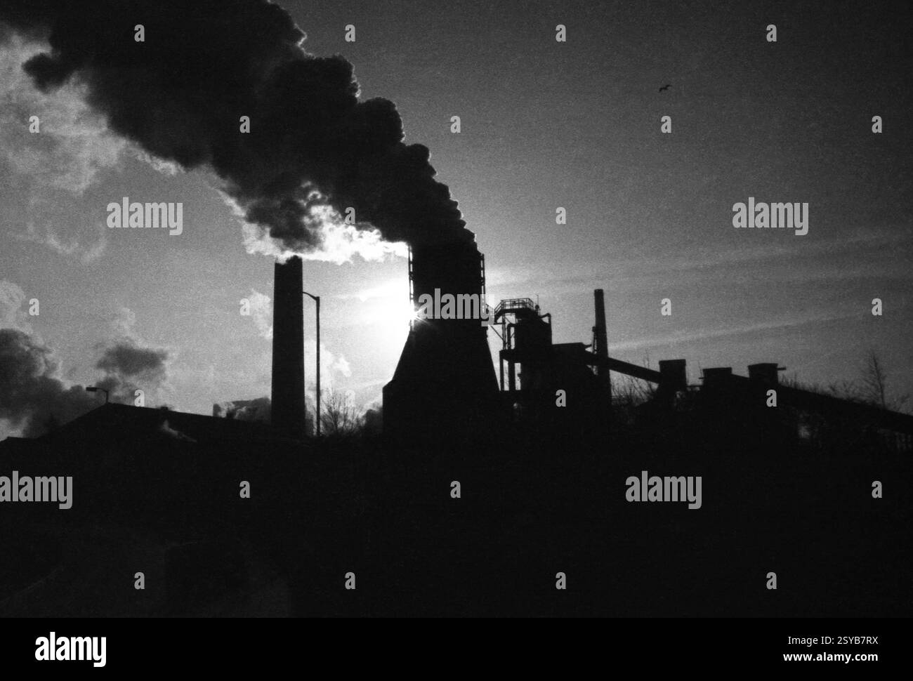 Monkton Coke Works in the late 1980's, Hebburn, United Kingdom Stock ...