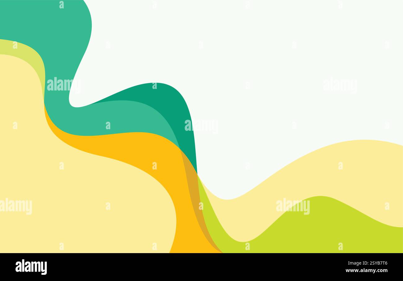 Colorful liquid and fluid background for summer background. wave ...