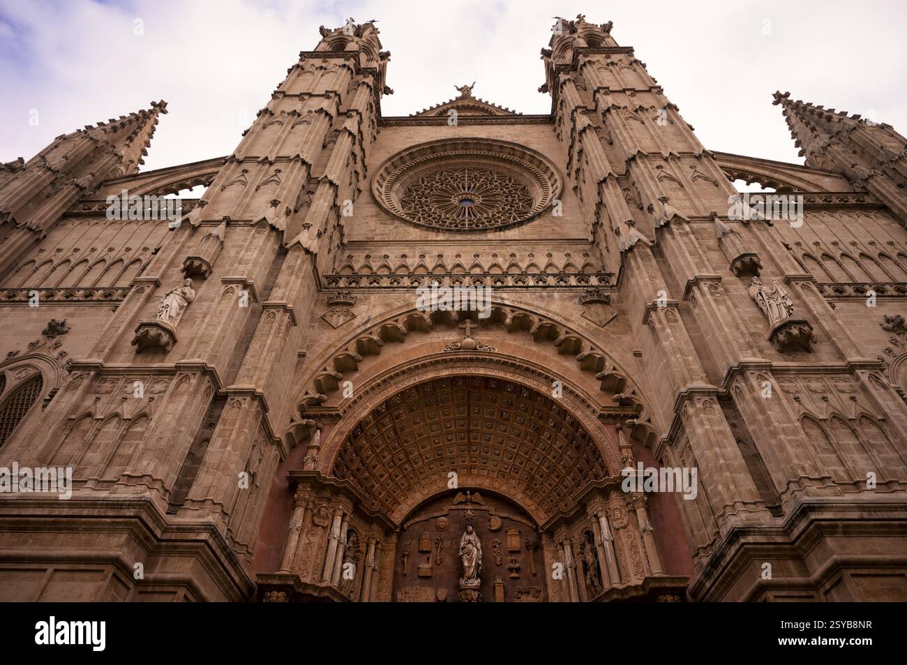 La Seu, Basilica de Santa Maria, Cathedral of St Mary, Palma de Majorca ...