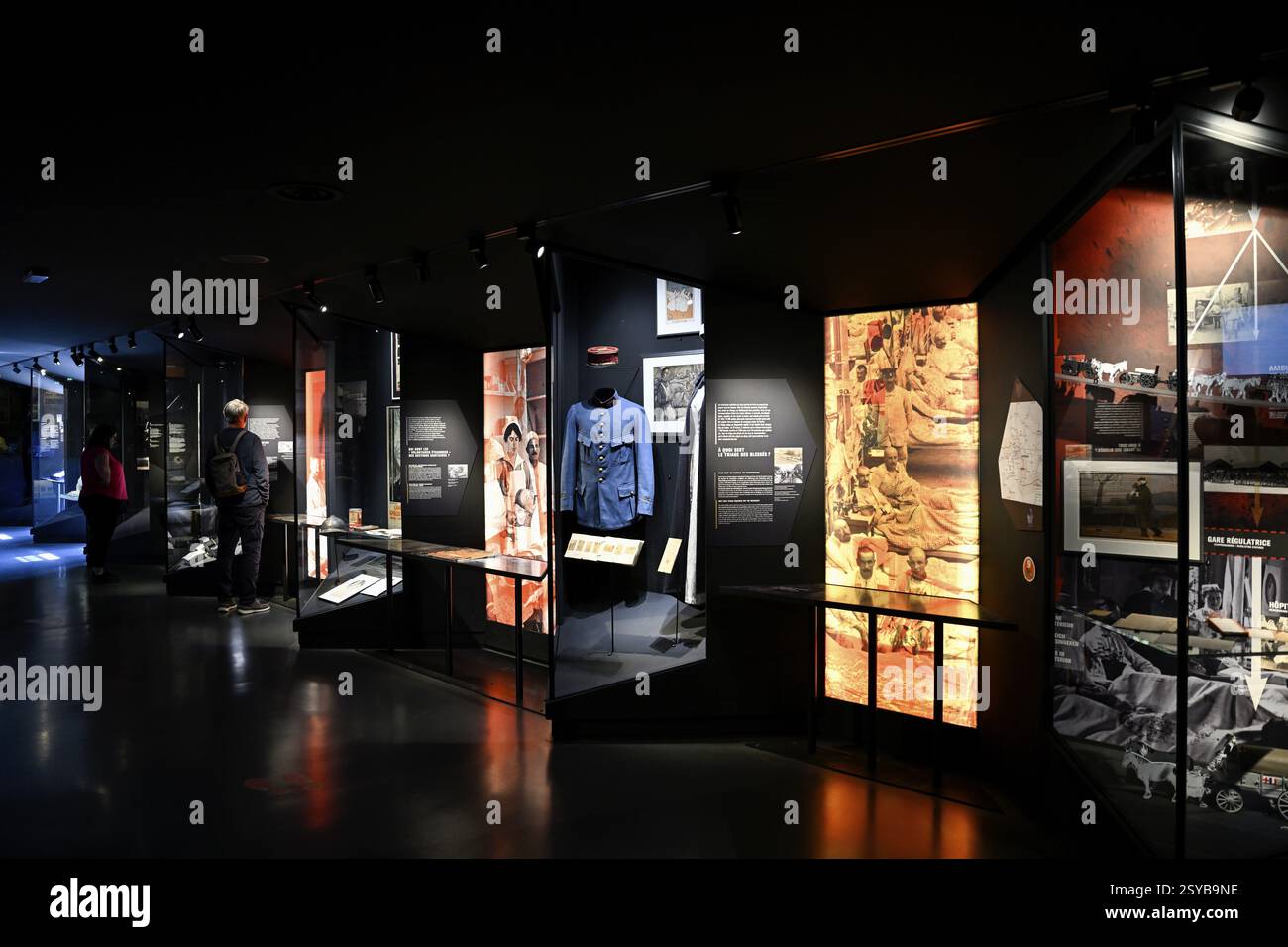 Exhibits in the Memorial de Verdun, Museum, First World War, Verdun ...