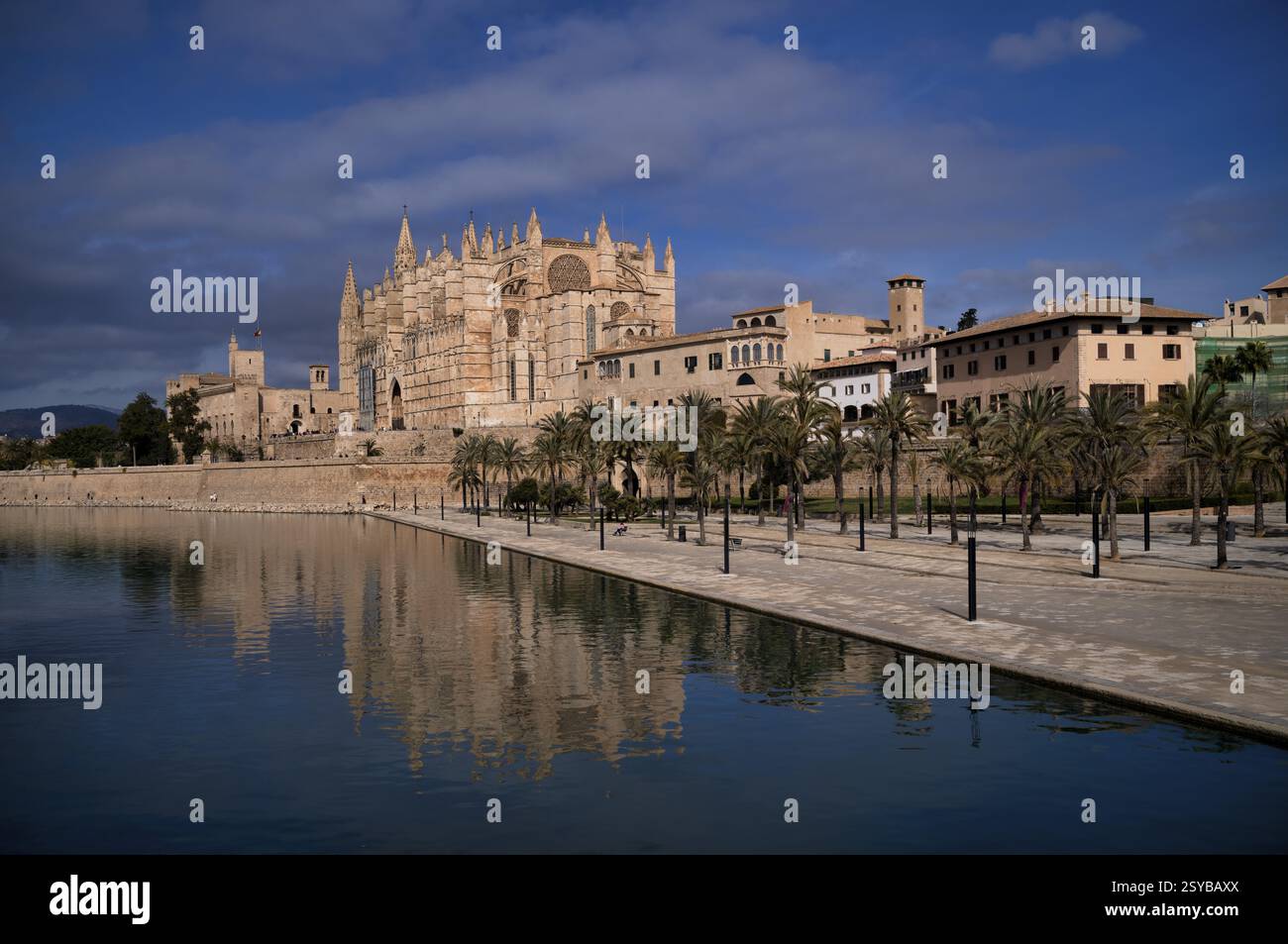 Palau Reial, Royal Palace La Almudaina and La Seu, Basilica de Santa ...