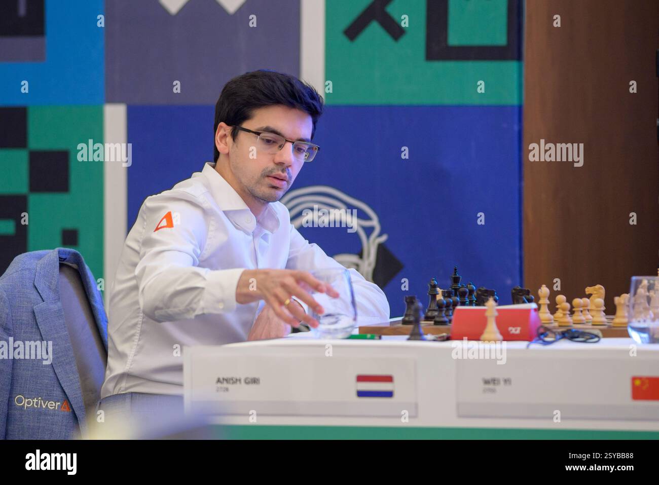 Grandmaster Anish Giri competes at Prague International Chess Festival ...