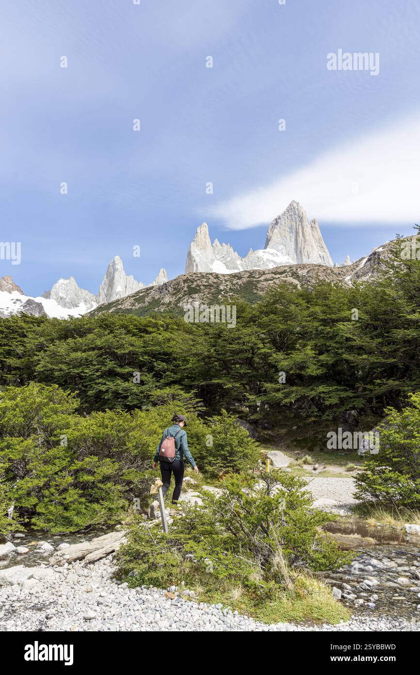 Laguna de los Tres Trail, Mount Fitz Roy, El Chalten, Santa Cruz ...
