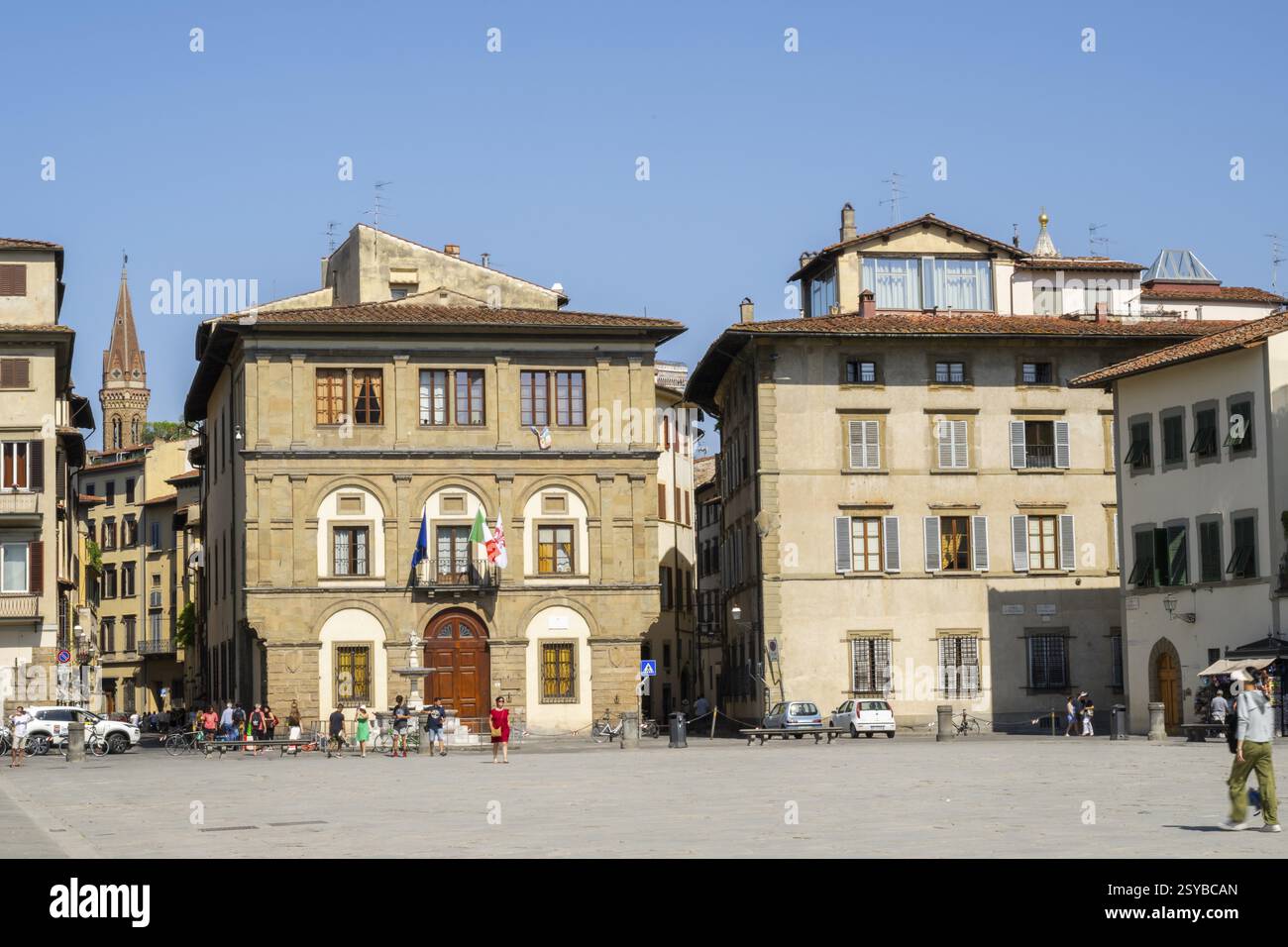 The Piazza, Florence, UNESCO World Heritage Site, Tuscany, Italy ...