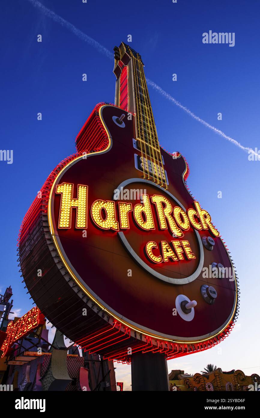 The Hard Rock Cafe neon guitar was modelled on Pete Townsend's Gibson ...