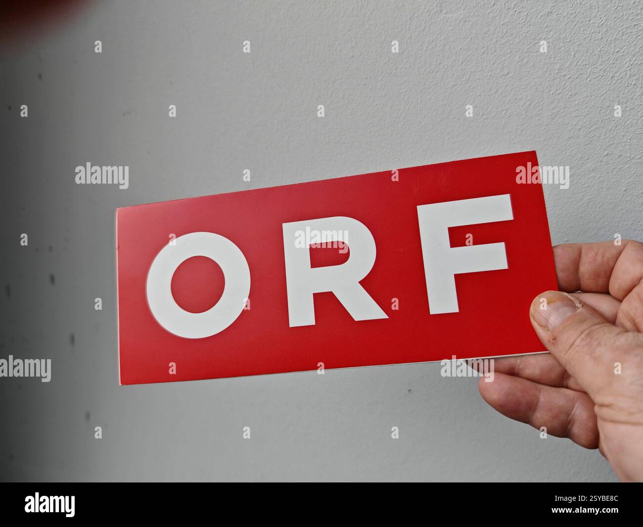 the logo and symbol of the austrian tv station ORF logo of austrian tv ...