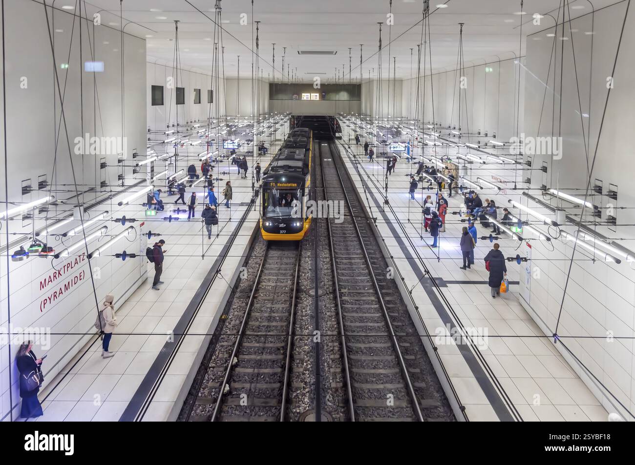 Trams and light rail operate the rail-based public transport network in Karlsruhe. They are ...