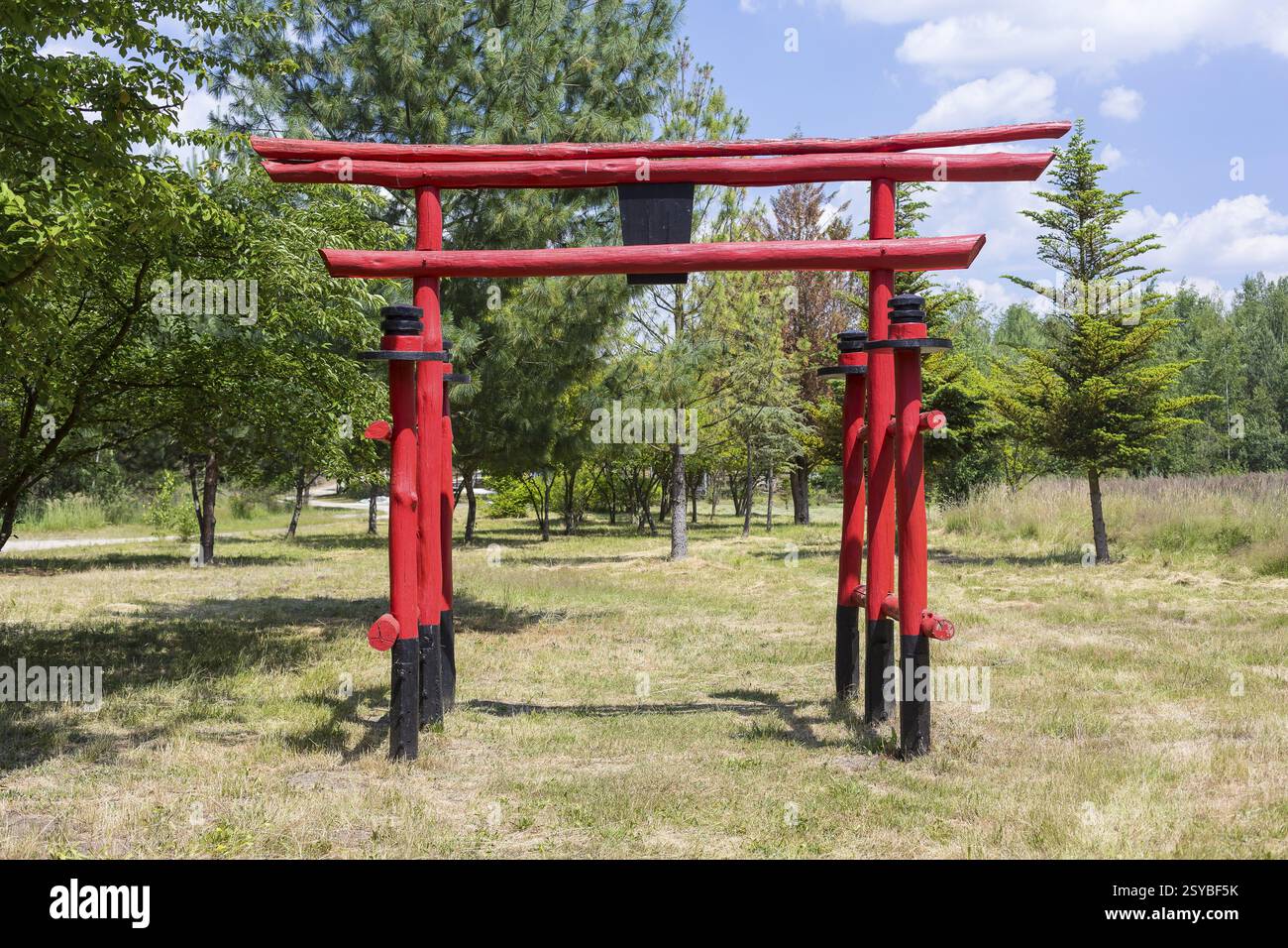 Replica of the Holy Tor of Miyajima, Tor tor is a symbol of happiness ...