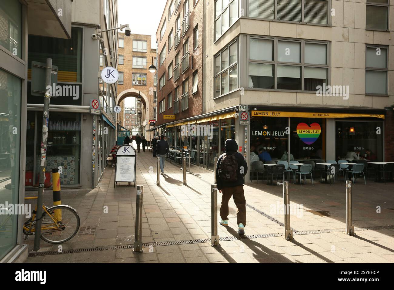 Dublin, Ireland - 26th February 2025 - The Millennium Walkway in Dublin ...