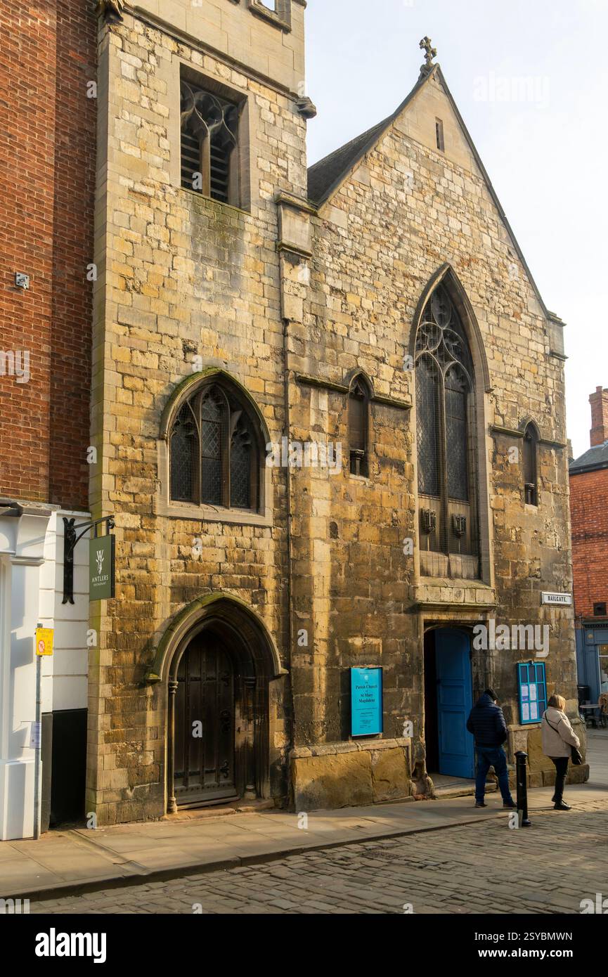 Historic Parish Church of St Mary Magdalene, Bailgate, city of Lincoln ...