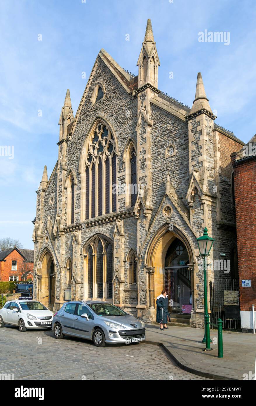 Gothic architecture of Bailgate Wesleyan Methodist Church building ...