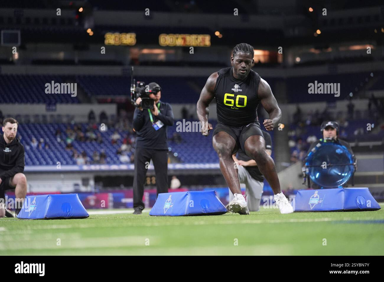 Virginia Tech defensive lineman Antwaun Powell-Ryland runs a drill at ...