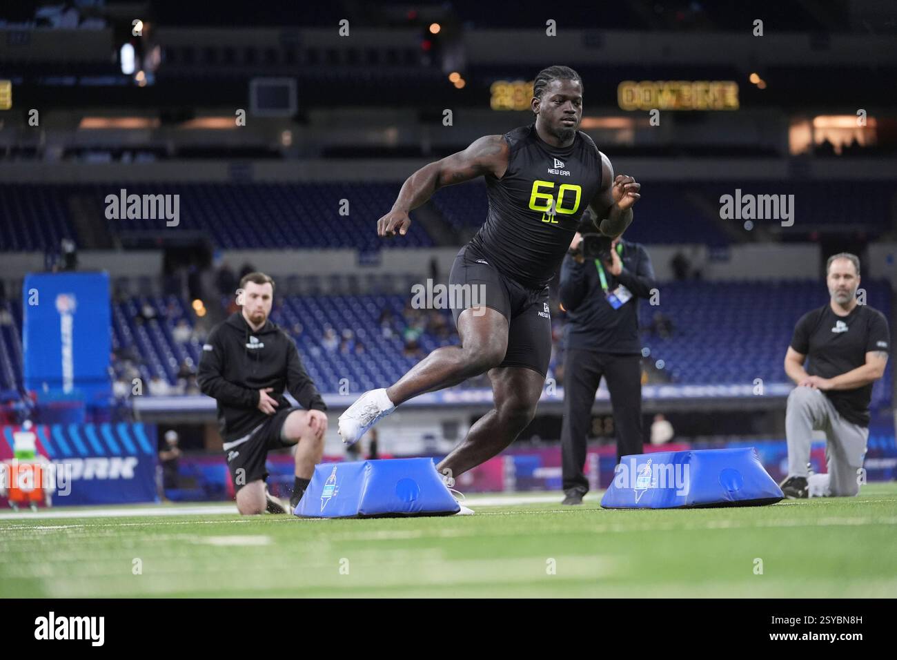 Virginia Tech defensive lineman Antwaun Powell-Ryland runs a drill at ...