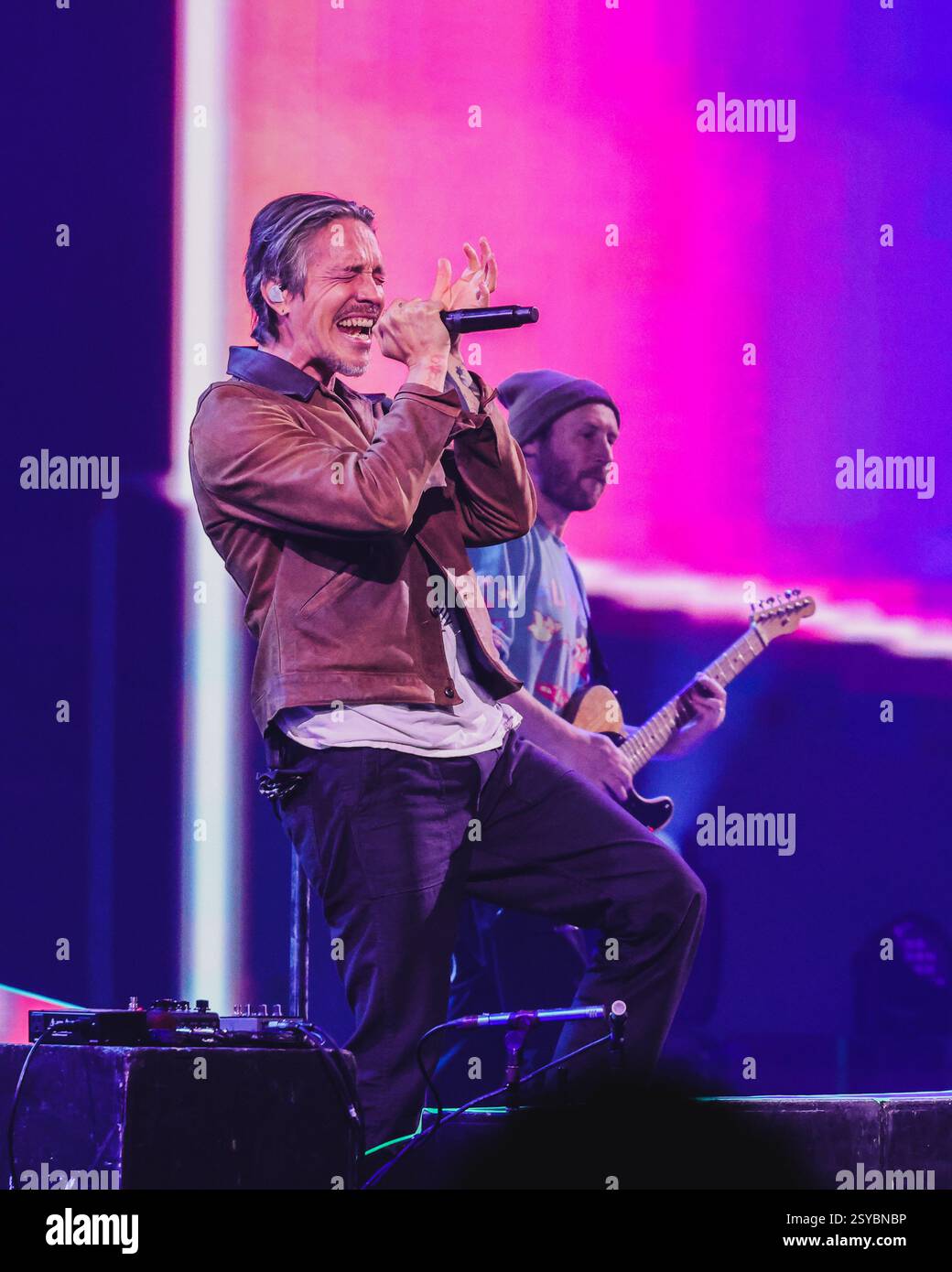 Vocalist Brandon Boyd from the American rock band Incubus performs ...