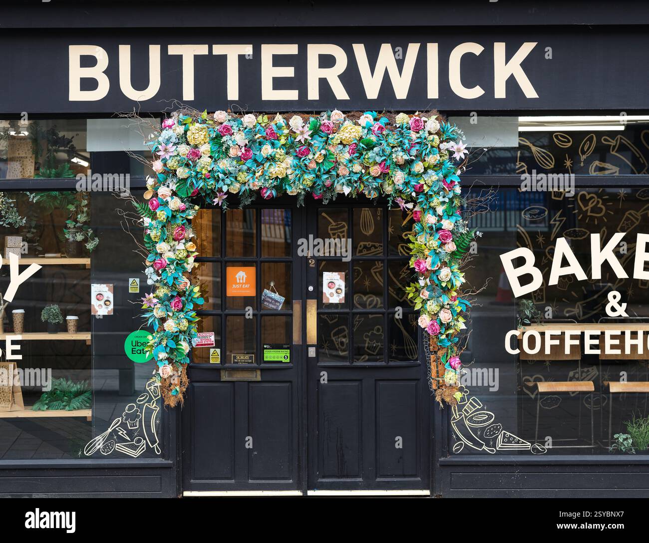 Butterwick bakery and coffee shop, Kettering, England Stock Photo - Alamy