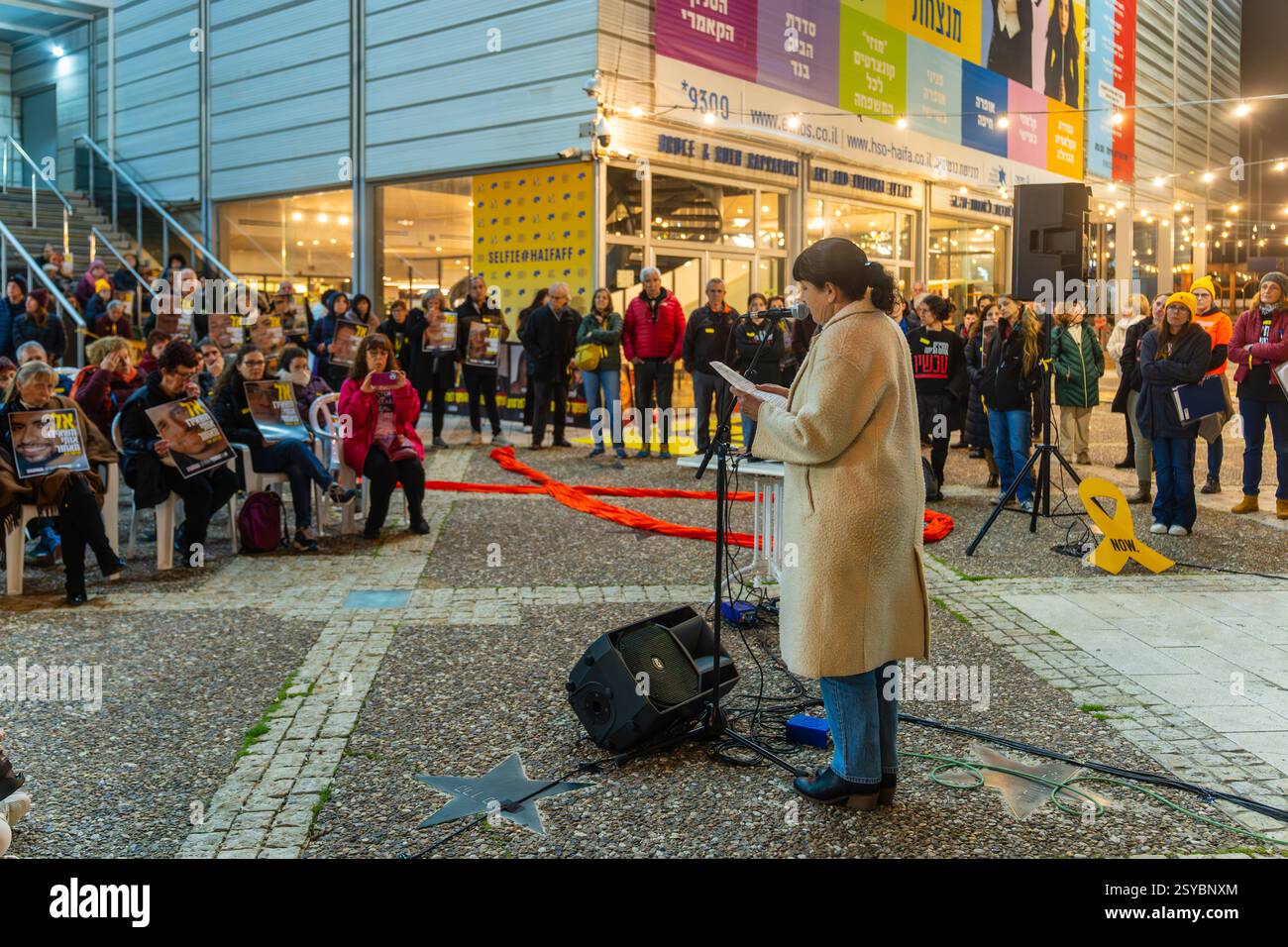 Haifa, Israel - February 27, 2025: Rinat Dekel Keinan, Aunt of released ...