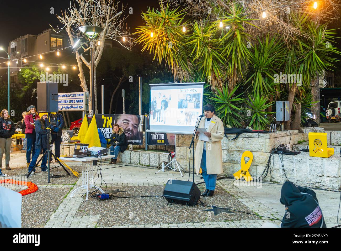 Haifa, Israel - February 27, 2025: Rinat Dekel Keinan, Aunt of released ...