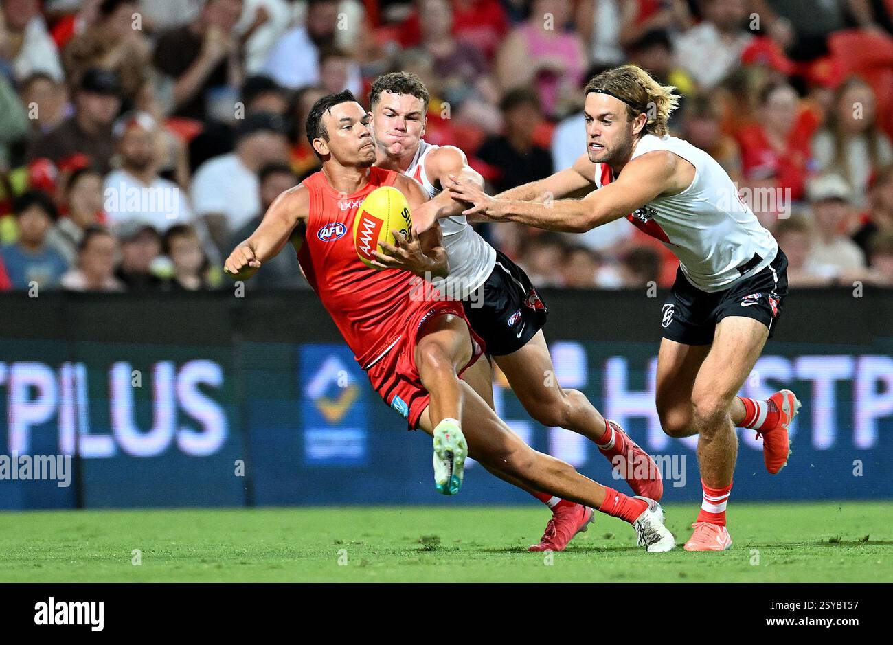 Gold Coast, Australia. 28th Feb, 2025. Daniel Rioli of the Suns during ...