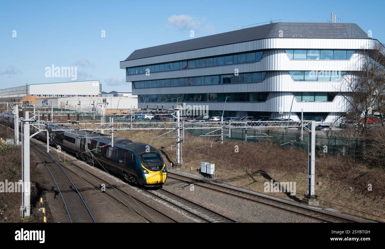 Avanti West Coast Pendolino train approaching Birmingham International ...