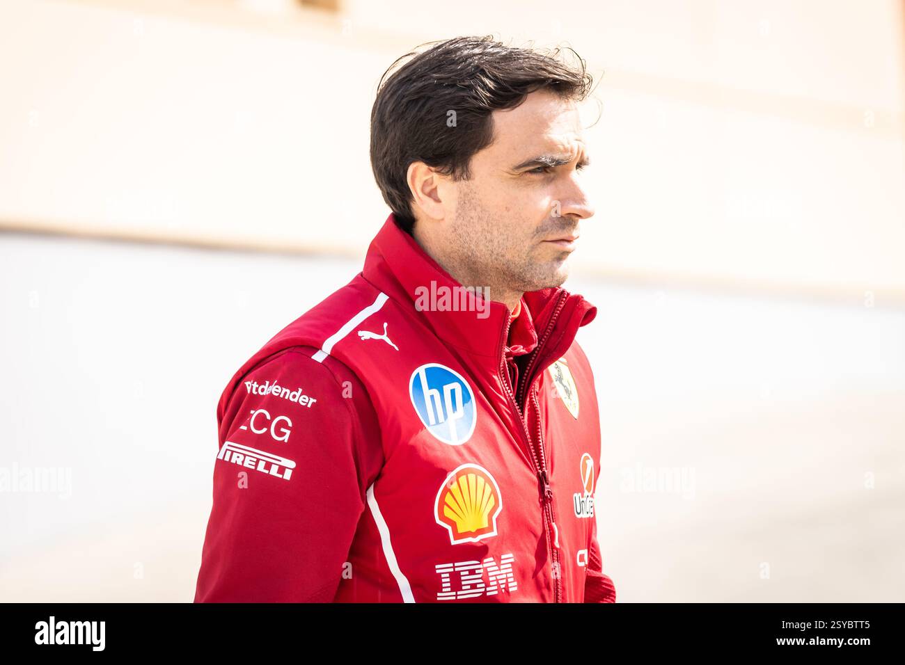 Sakhir, Bahrain. 28th Feb, 2025. Jerome d'Ambrosio (BEL) Ferrari Deputy ...