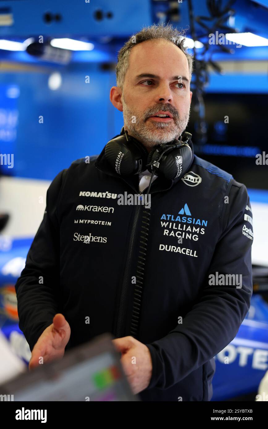 Sakhir, Bahrain. 28th Feb, 2025. James Urwin (GBR) Atlassian Williams ...