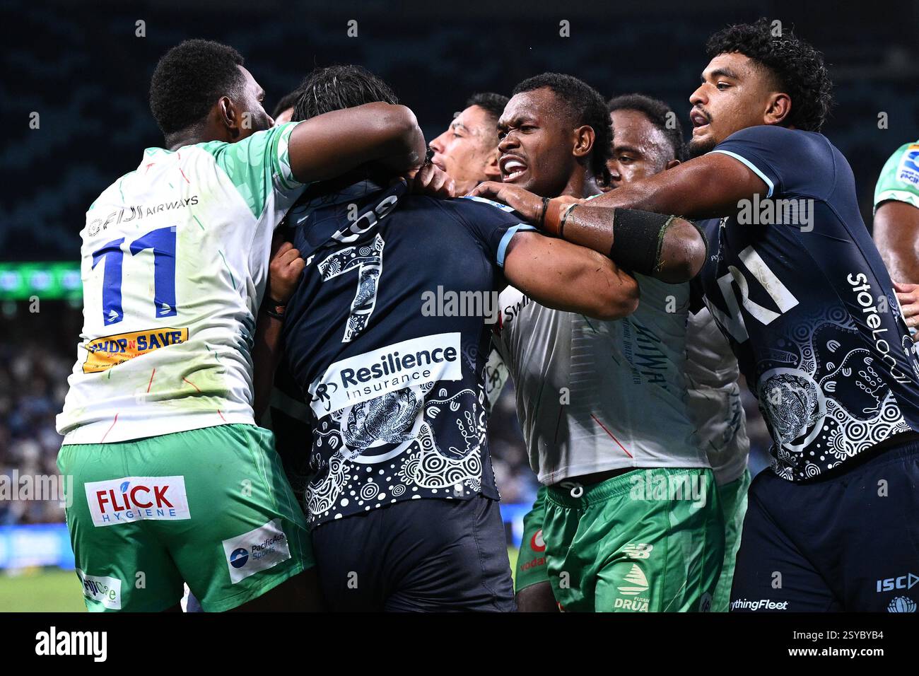 Sydney, Australia. 28th Feb, 2025. Charlie Gamble of the Waratahs ...
