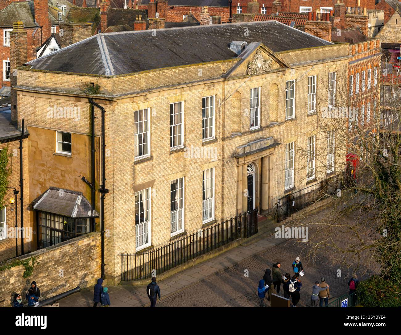 Judge's Lodgings historic Georgian building built 1810, city of Lincoln ...