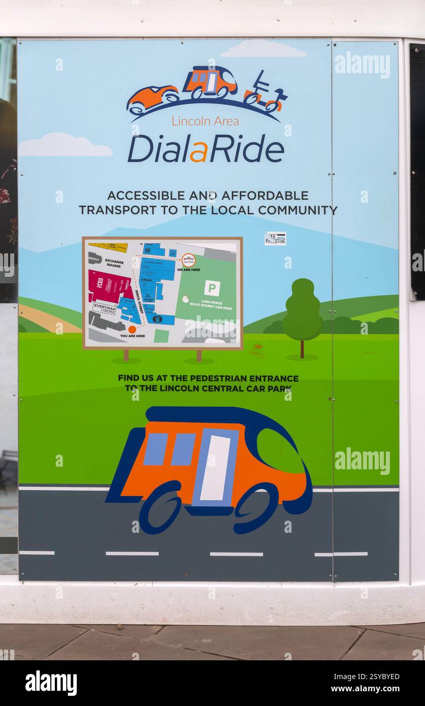 Poster advertising Dial a Ride local community transport, city of ...