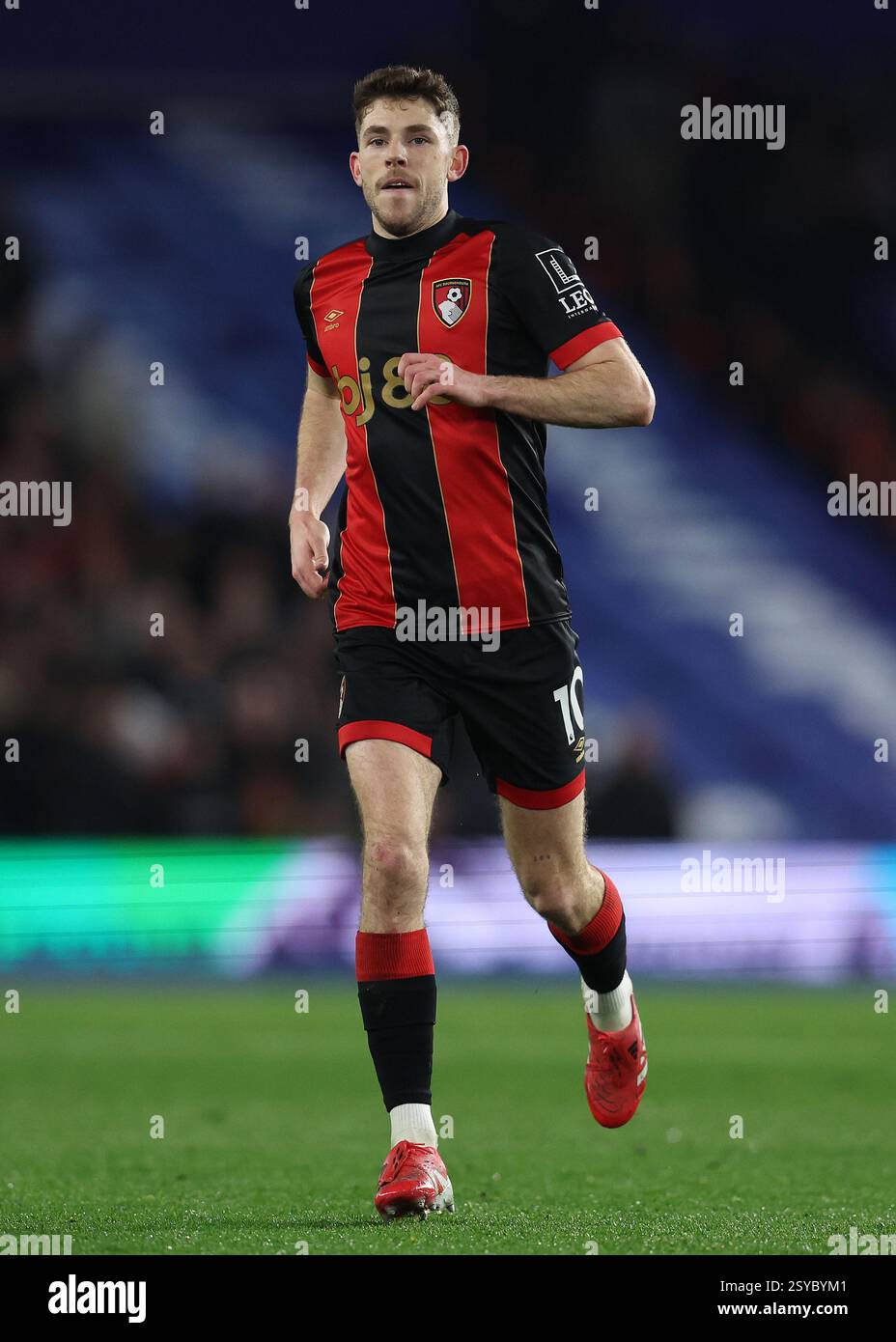 Brighton and Hove, UK. 25th Feb, 2025. Ryan Christie of Bournemouth ...
