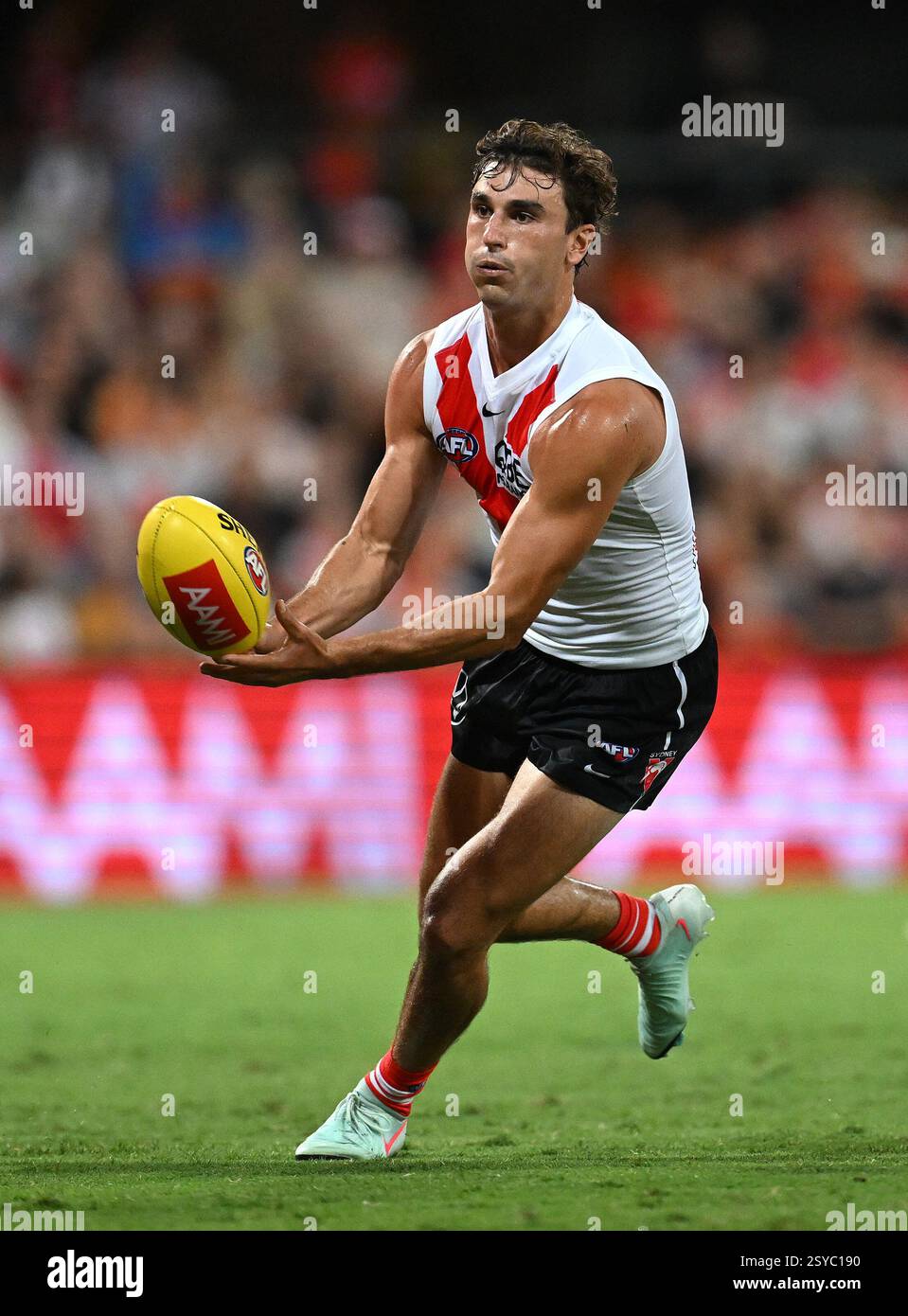 Gold Coast, Australia. 28th Feb, 2025. Sam Wicks of the Swans during ...