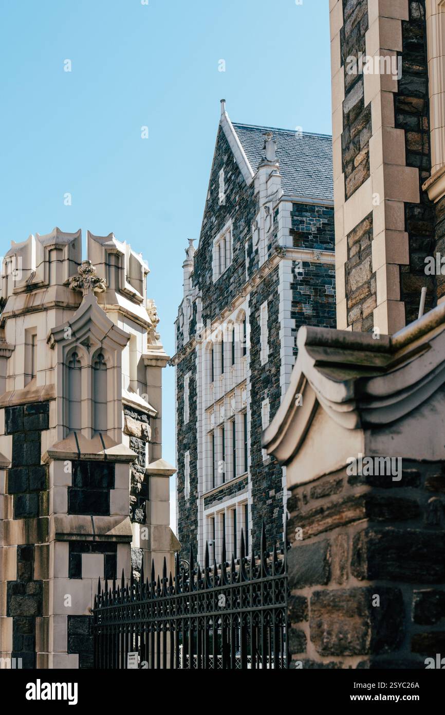 Historic architecture at City College of New York in West Harlem Stock ...