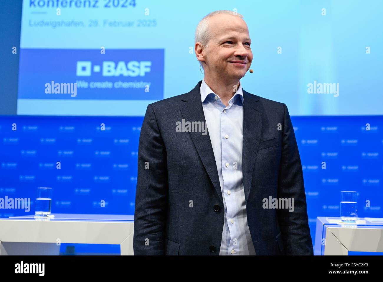 Ludwigshafen, Germany. 28th Feb, 2025. Markus Kamieth, Chairman of the ...