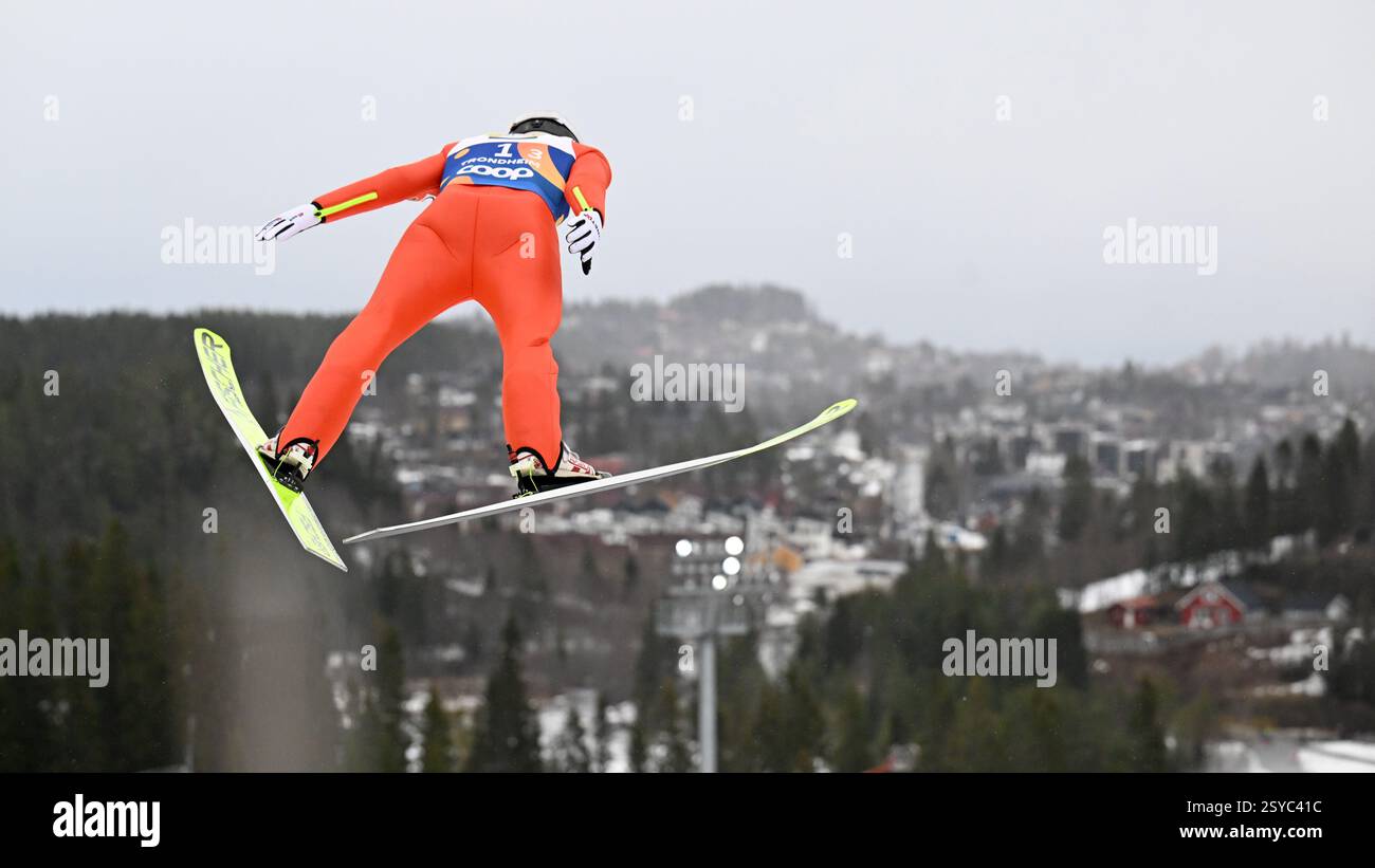 28 February 2025, Norway, Trondheim: Nordic skiing: World Championships ...