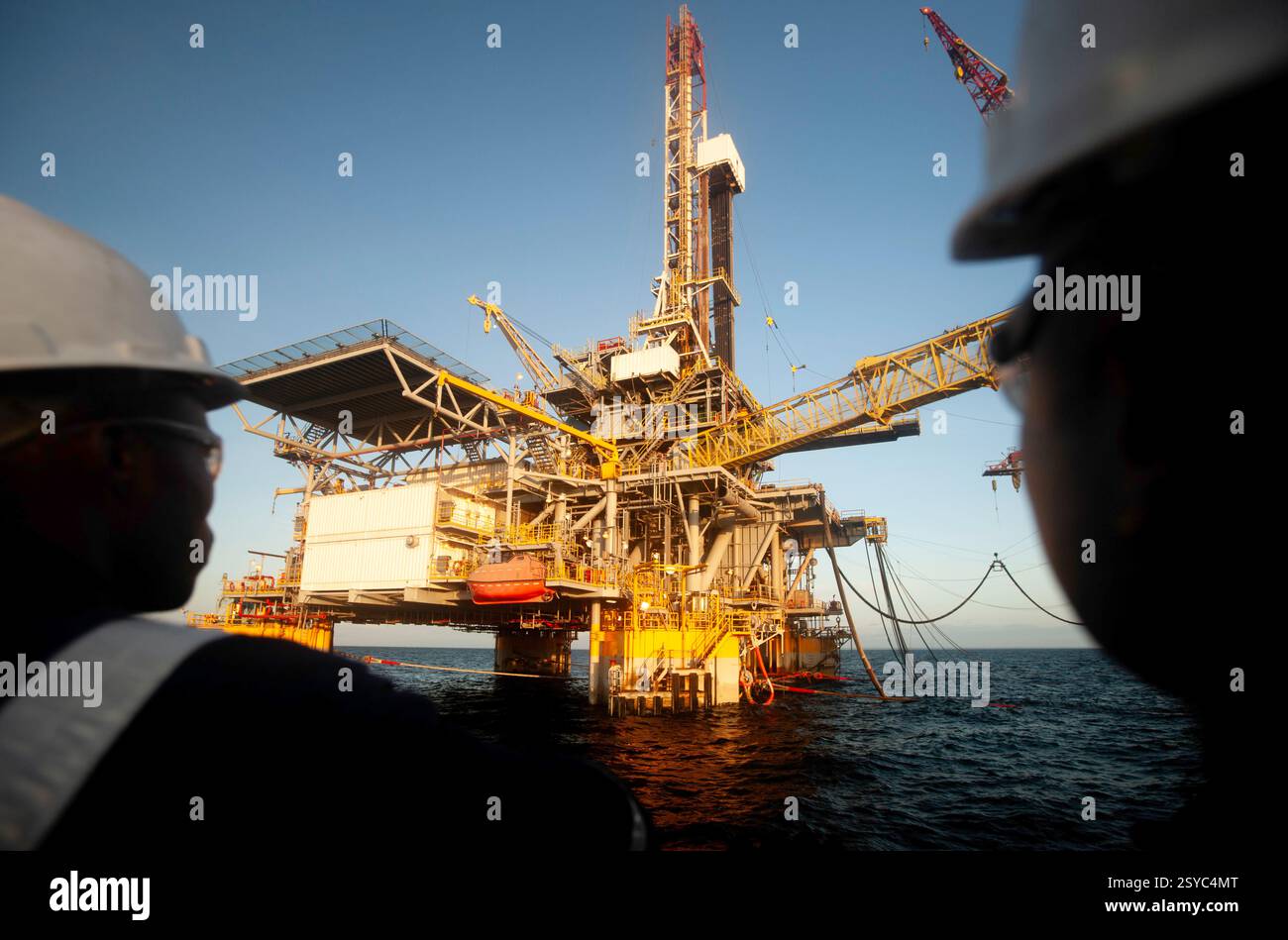 Offshore energy production West Africa Stock Photo - Alamy