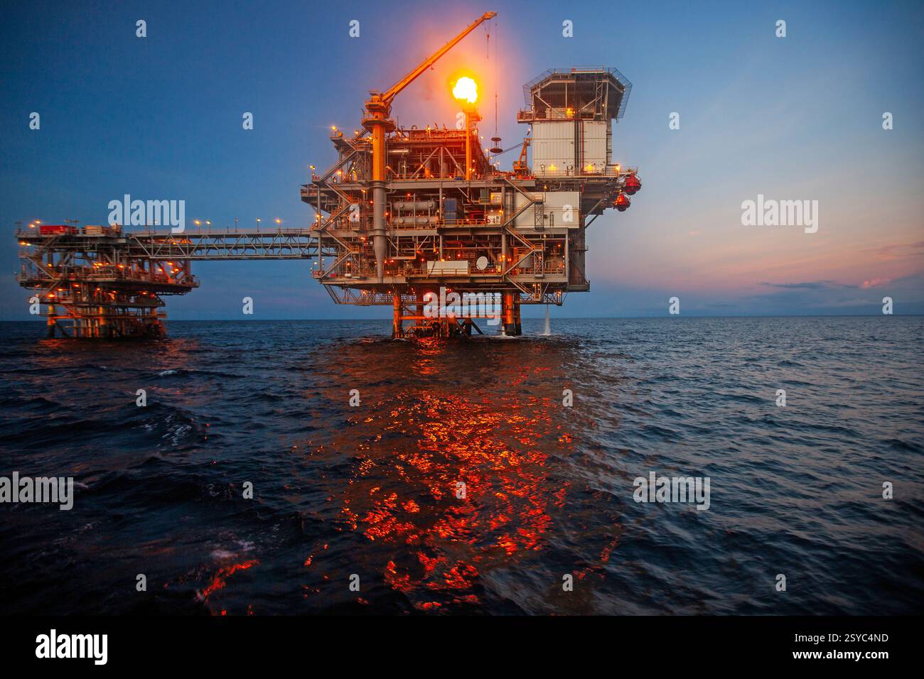 Offshore energy production West Africa Stock Photo - Alamy