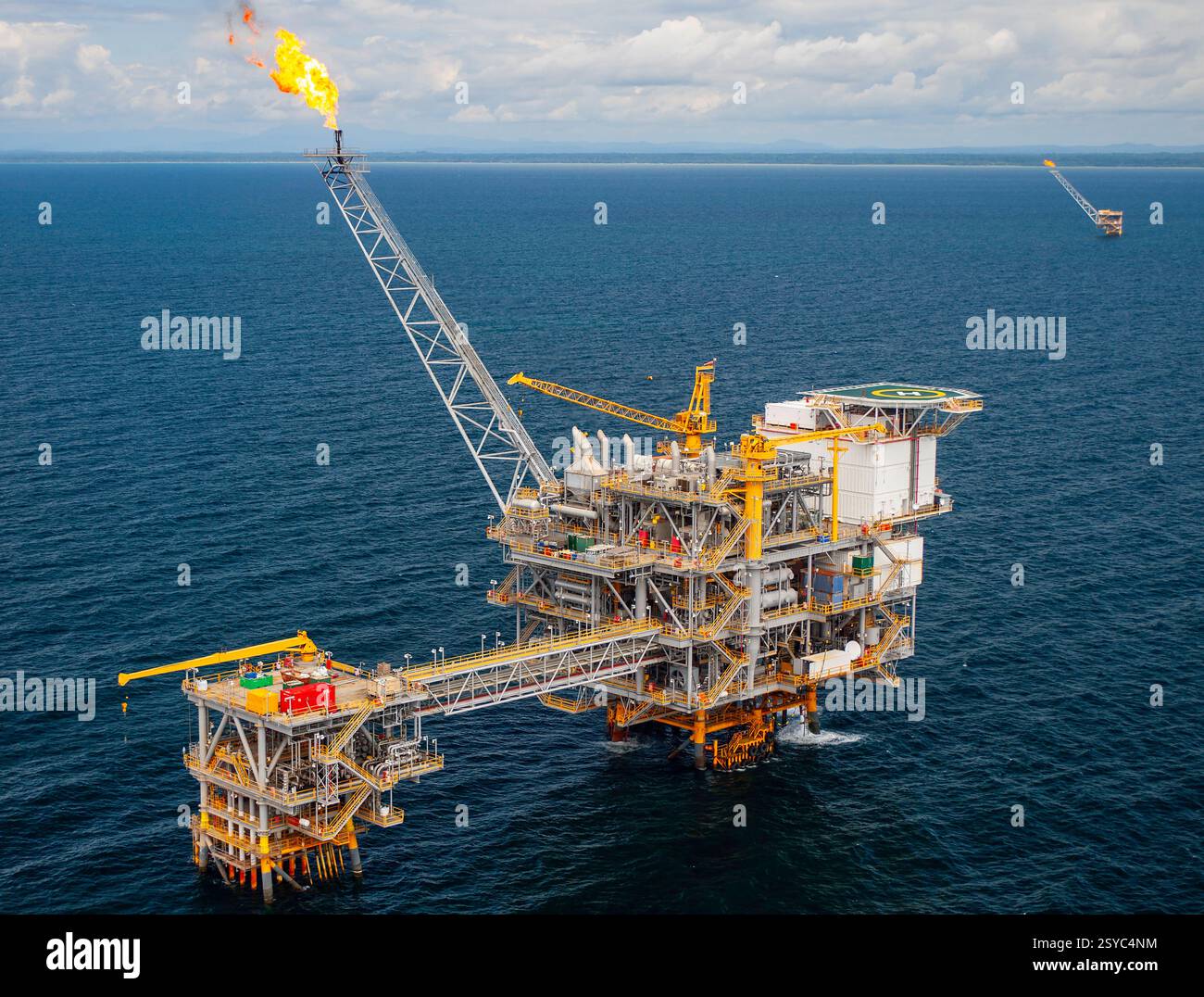 Offshore energy production West Africa Stock Photo - Alamy