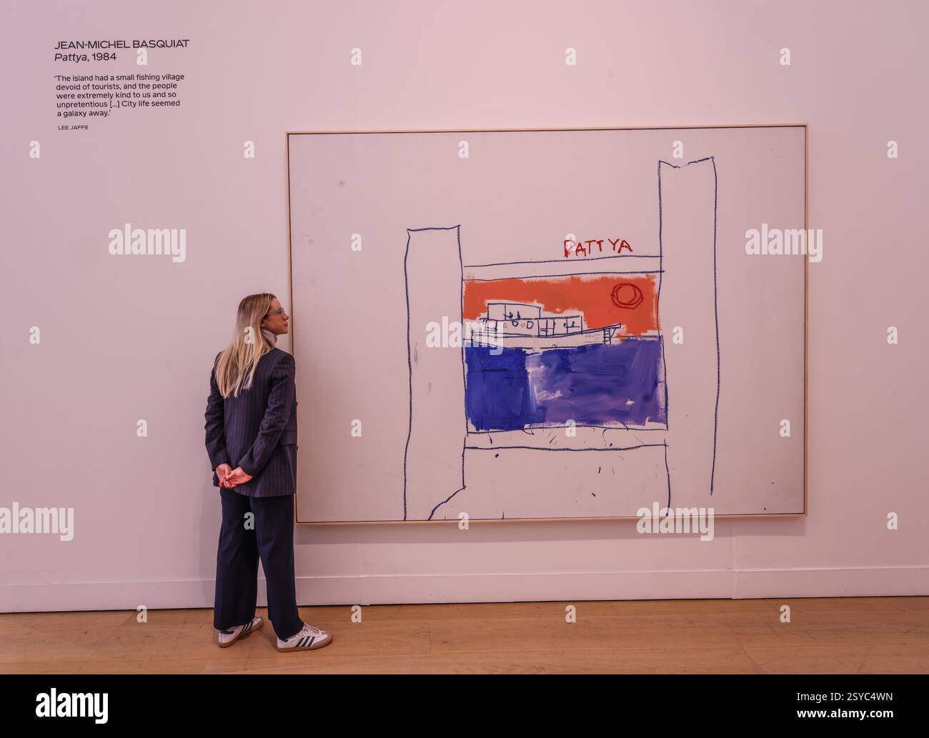 Phillips, London 28 February 2025 Jean-Michel Basquiat Pattya acrylic ...