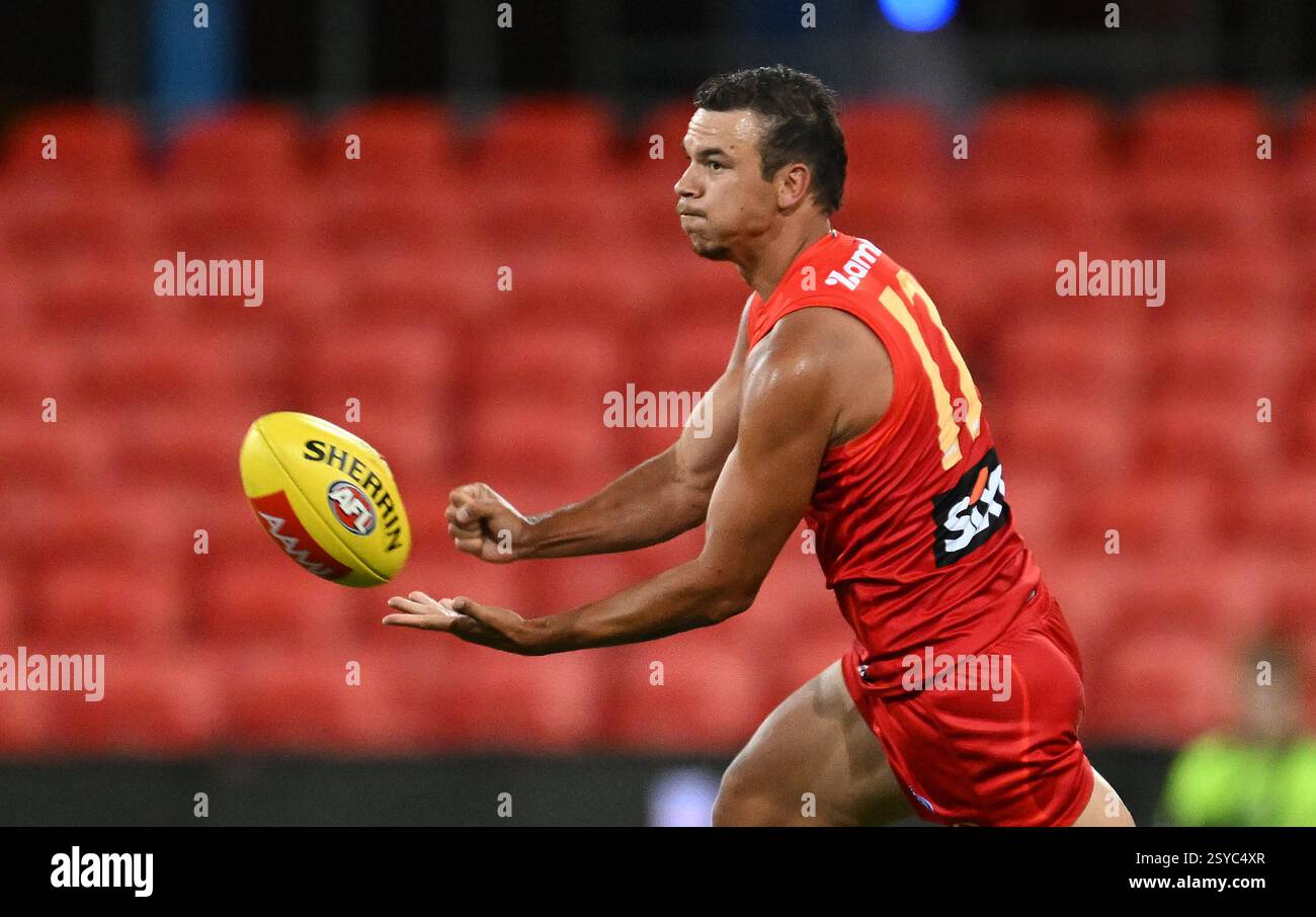 Gold Coast, Australia. 28th Feb, 2025. Daniel Rioli of the Suns during ...