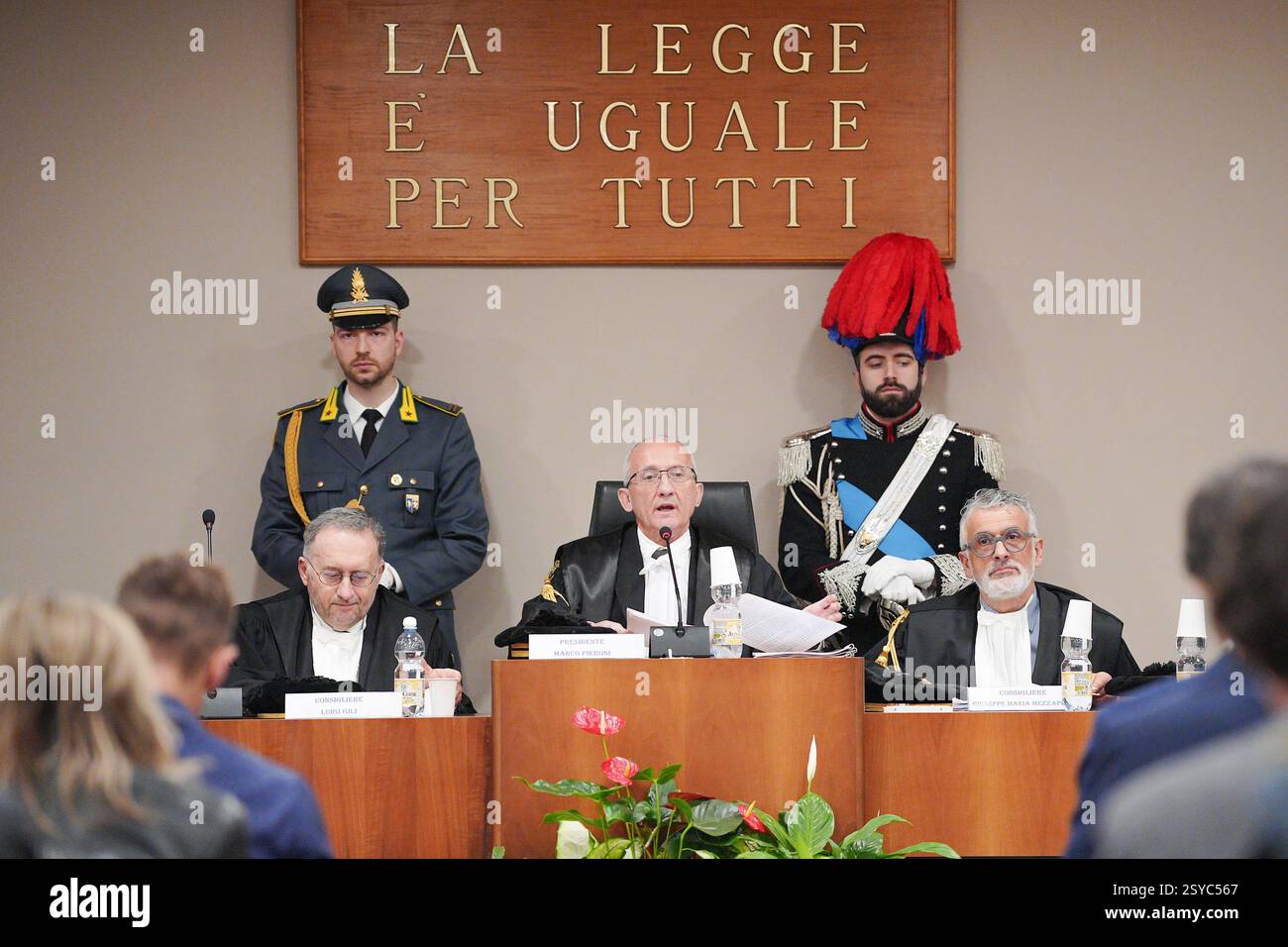Inaugurazione anno giudiziario 2025 della Corte dei Conti. Nella foto ...