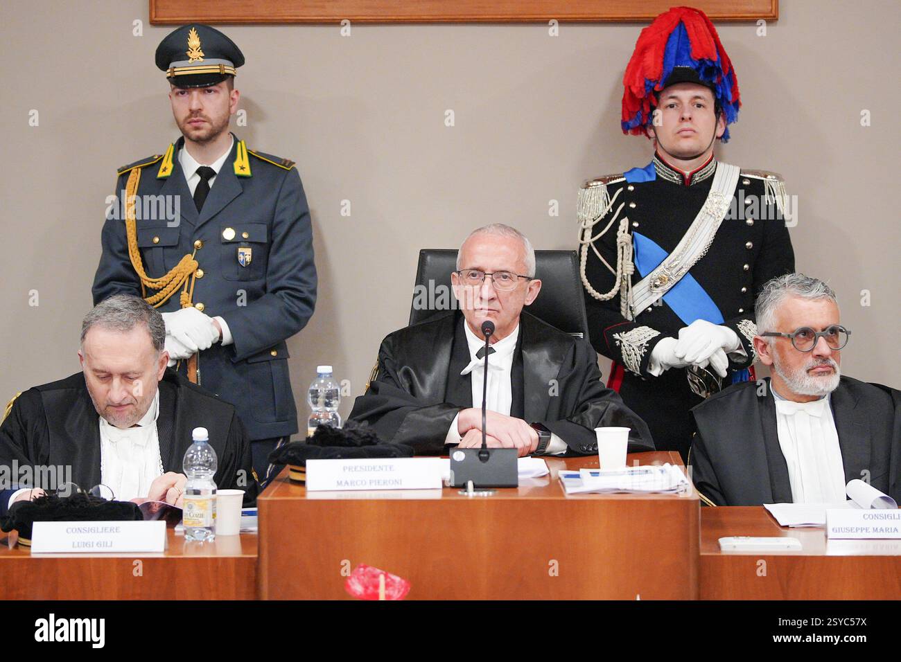 Inaugurazione anno giudiziario 2025 della Corte dei Conti. Nella foto ...