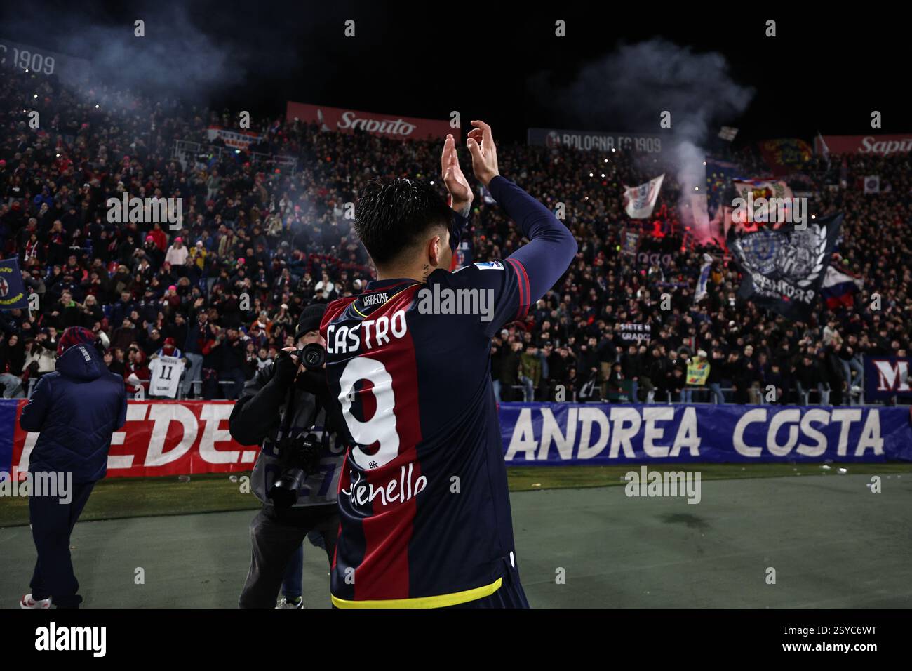 Bologna Italy. 26/02/2025, Santiago Castro (Bologna) ; during the ...