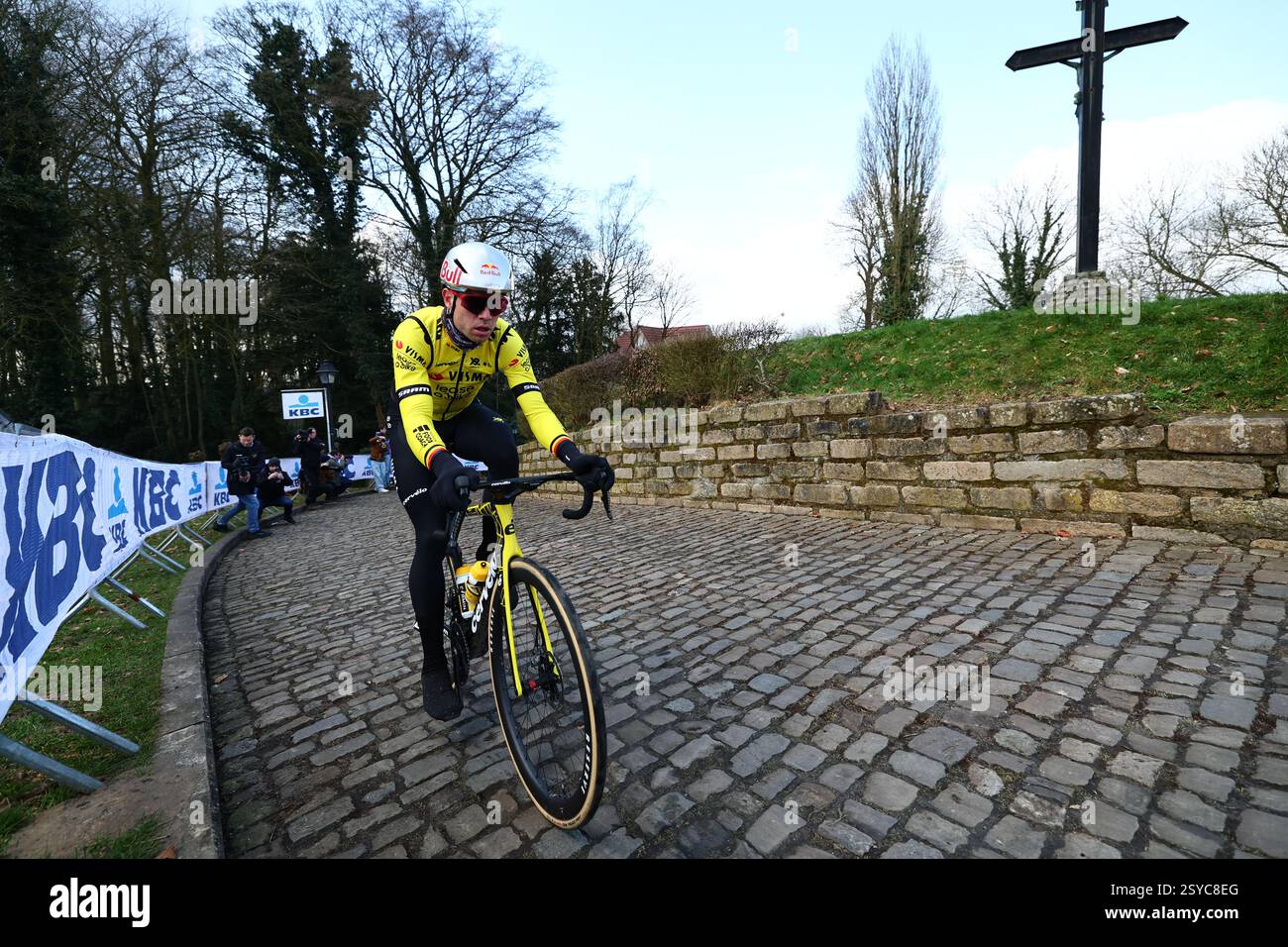 Belgian Wout van Aert of Team Visma-Lease a Bike pictured at the Muur ...