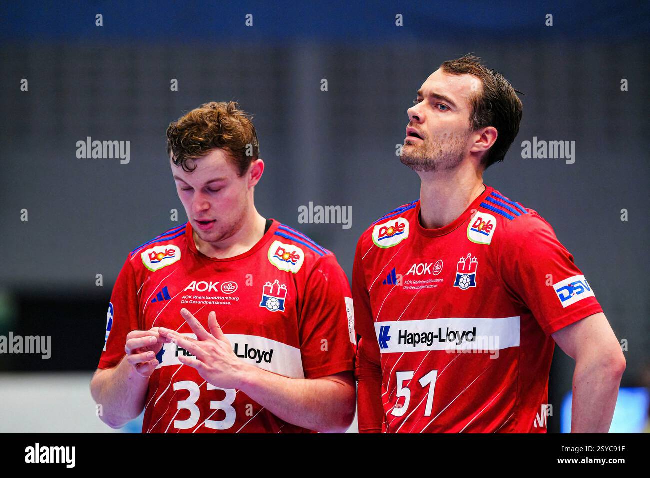 Hamburg, Deutschland. 27th Feb, 2025. Moritz Sauter (Handball Sport ...