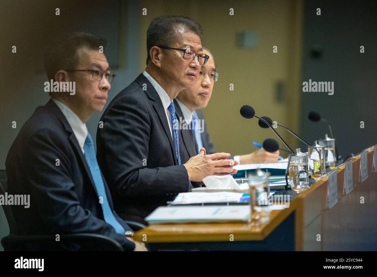( From L ) The Permanent Secretary for Financial Services and the ...
