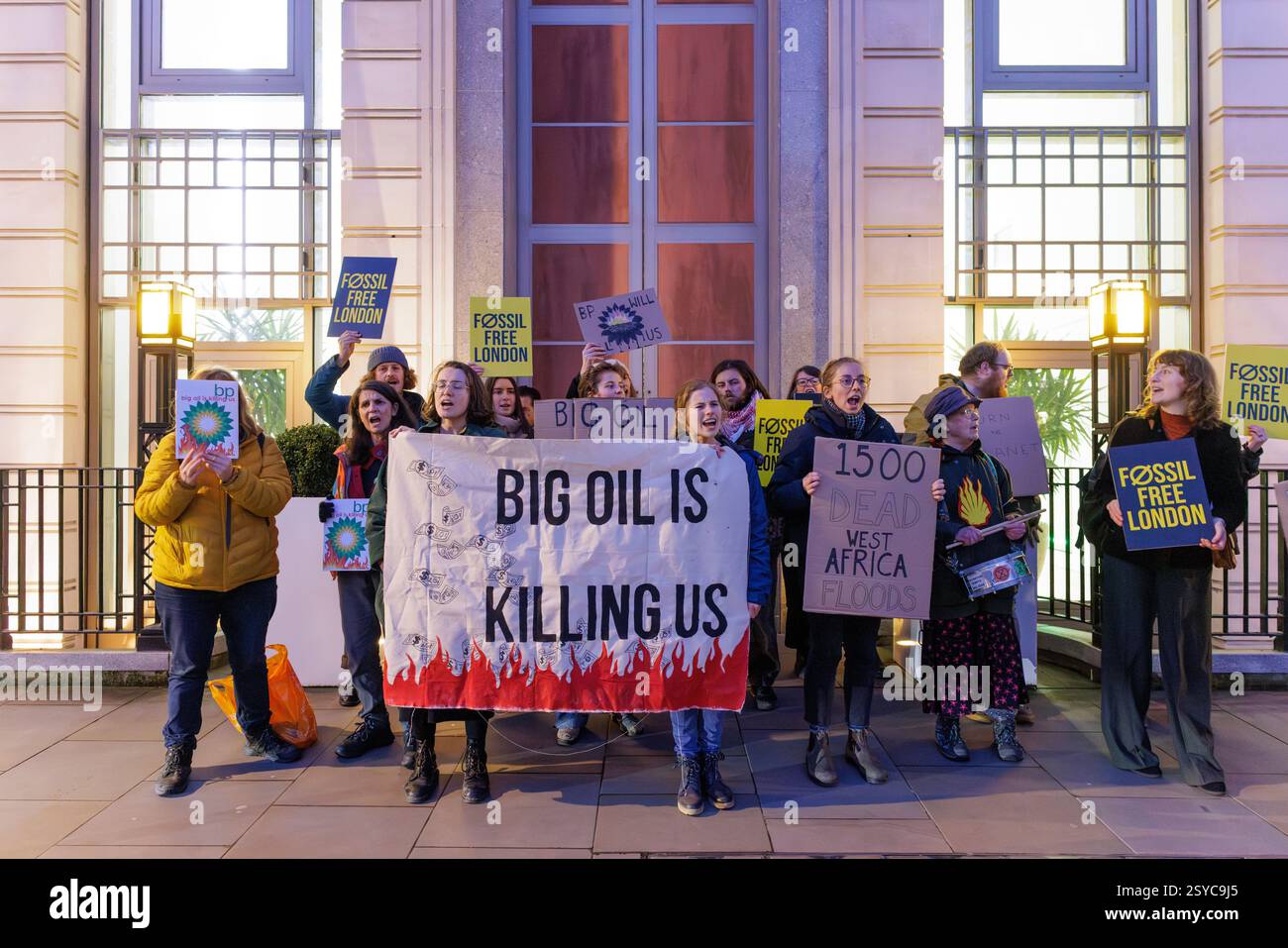 26th Feb. 2025. BP Offices, St James’ Sq. SW1Y 4PD, London. ‘BP Will ...