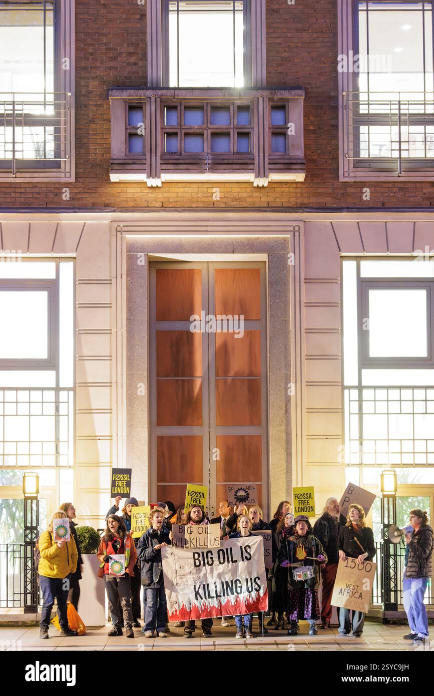 26th Feb. 2025. BP Offices, St James’ Sq. SW1Y 4PD, London. ‘BP Will ...