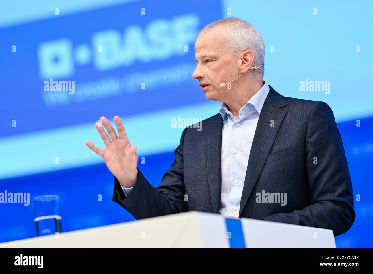 Ludwigshafen, Germany. 28th Feb, 2025. Markus Kamieth, Chairman of the ...